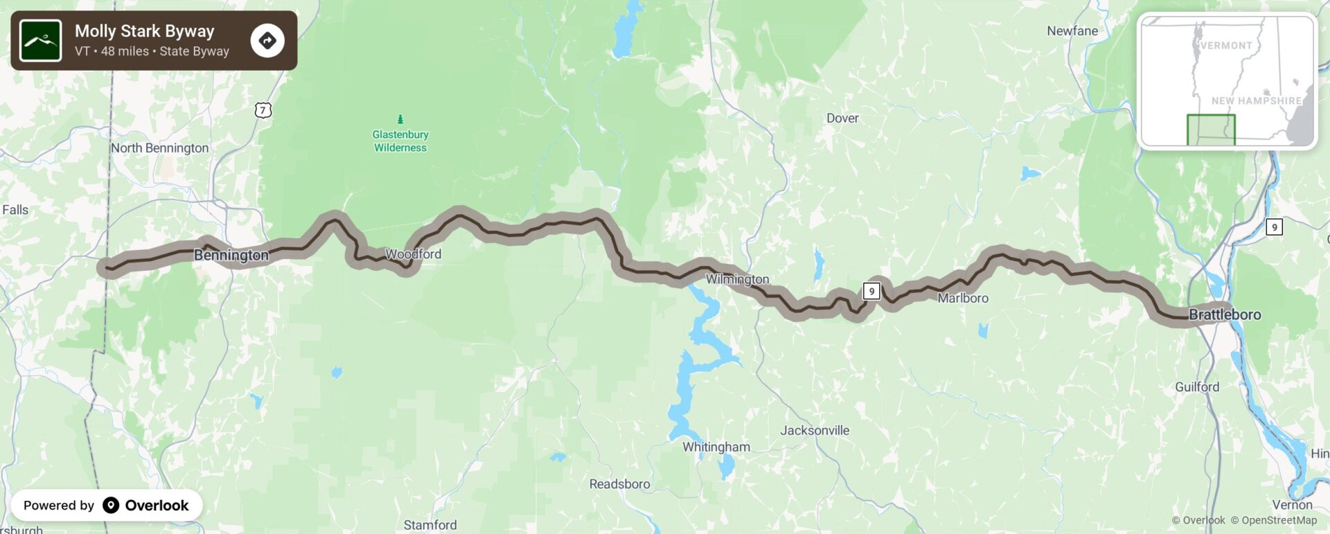 Vermont Route 9 - The Molly Stark Scenic Byway